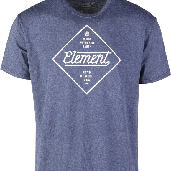 Element | Shirts | Element Tshirt Stadium Short Sleeve Navyheather ...